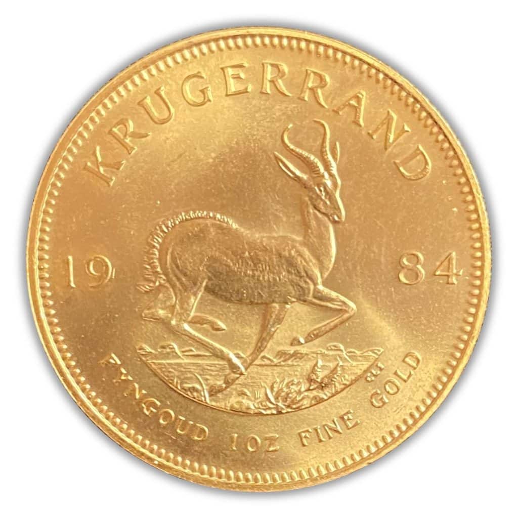 1984 South Africa Mint Krugerrand 1oz Gold Coin - myBullion