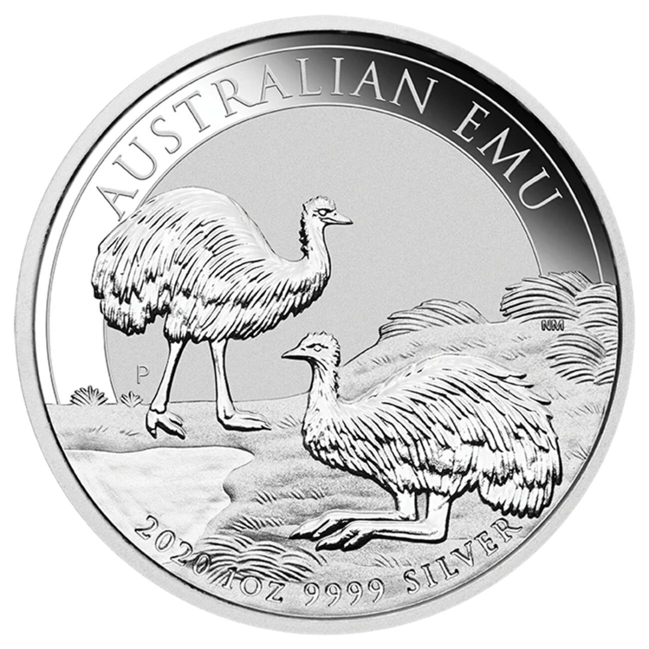 2020 1oz Silver Emu Coin .9999 from the Perth Mint. - myBullion